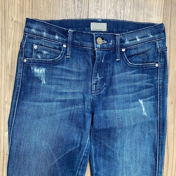 MOTHER | Jeans | Mother The Slasher Jeans Womens 24 Split Hem Hillbilly ...